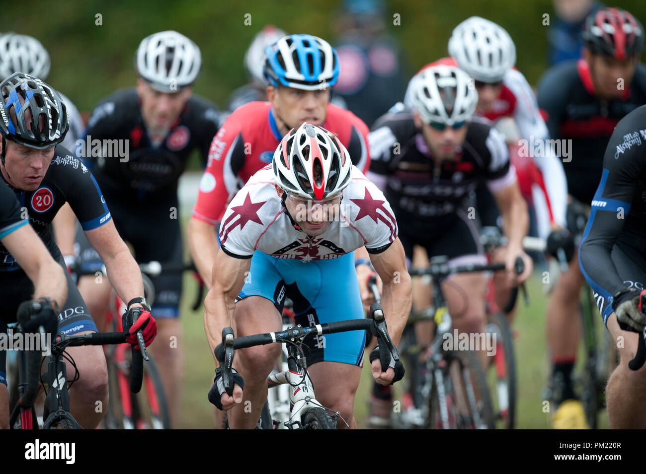 UNITED STATES - Oct 12: Racing action at the Tacchino Cross cyclo-cross ...