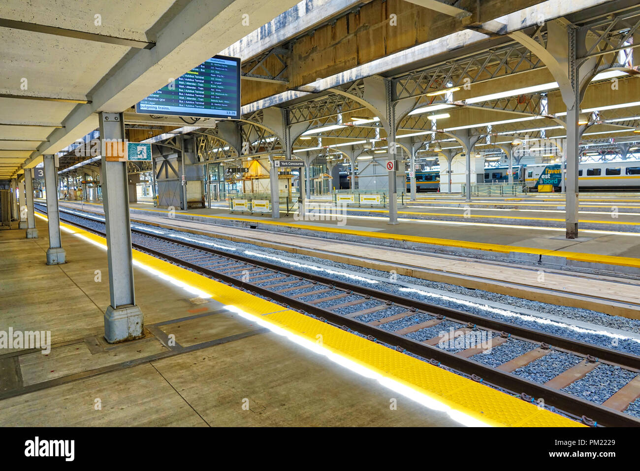 Transportation train rail railroad track tracks toronto ontario canada ...