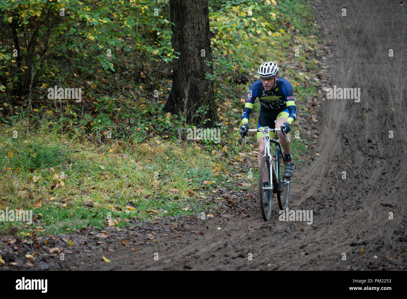 UNITED STATES - Oct 12: Racing action at the Tacchino Cross cyclo-cross ...