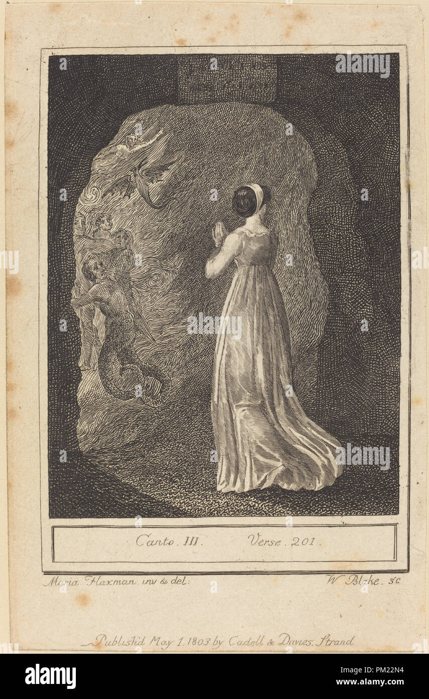 William blake after mary ann flaxman hi-res stock photography and ...