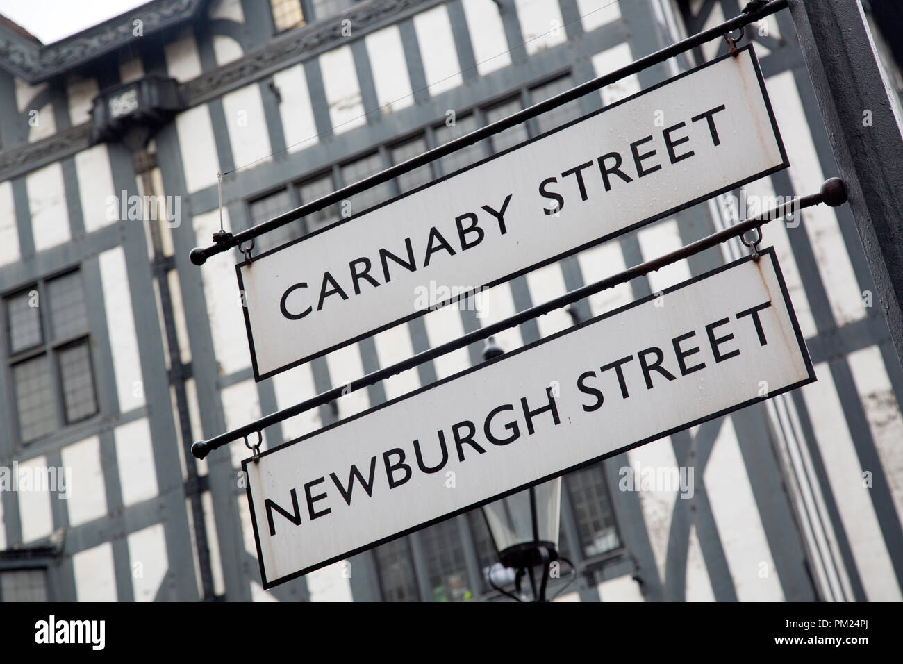 Carnaby and Newburgh Street Sign; London; England; UK Stock Photo - Alamy