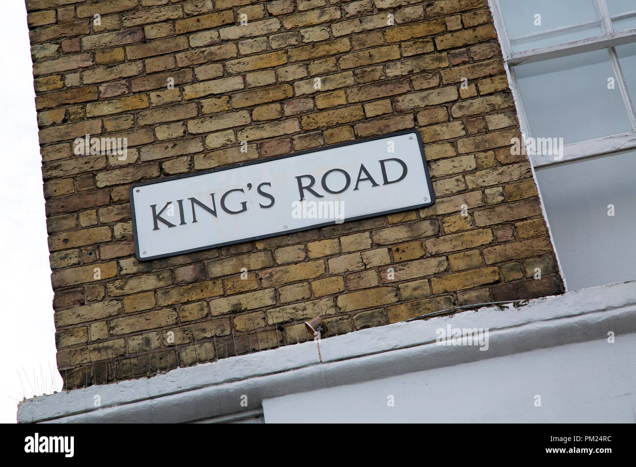 Kings Road Street Sign, Chelsea, London; England; UK Stock Photo - Alamy