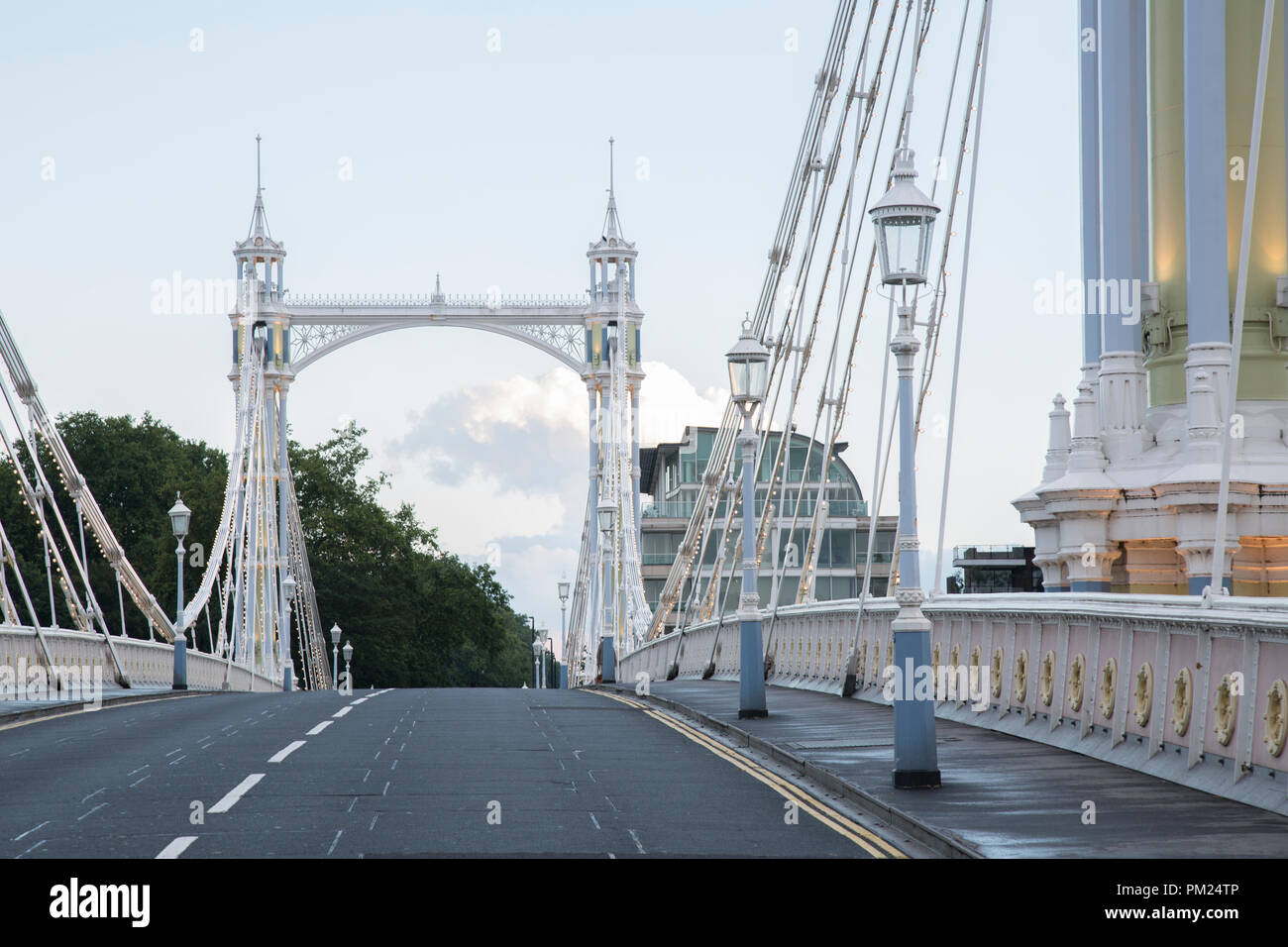 Albert Bridge Road; Chelsea; London; England; UK Stock Photo - Alamy