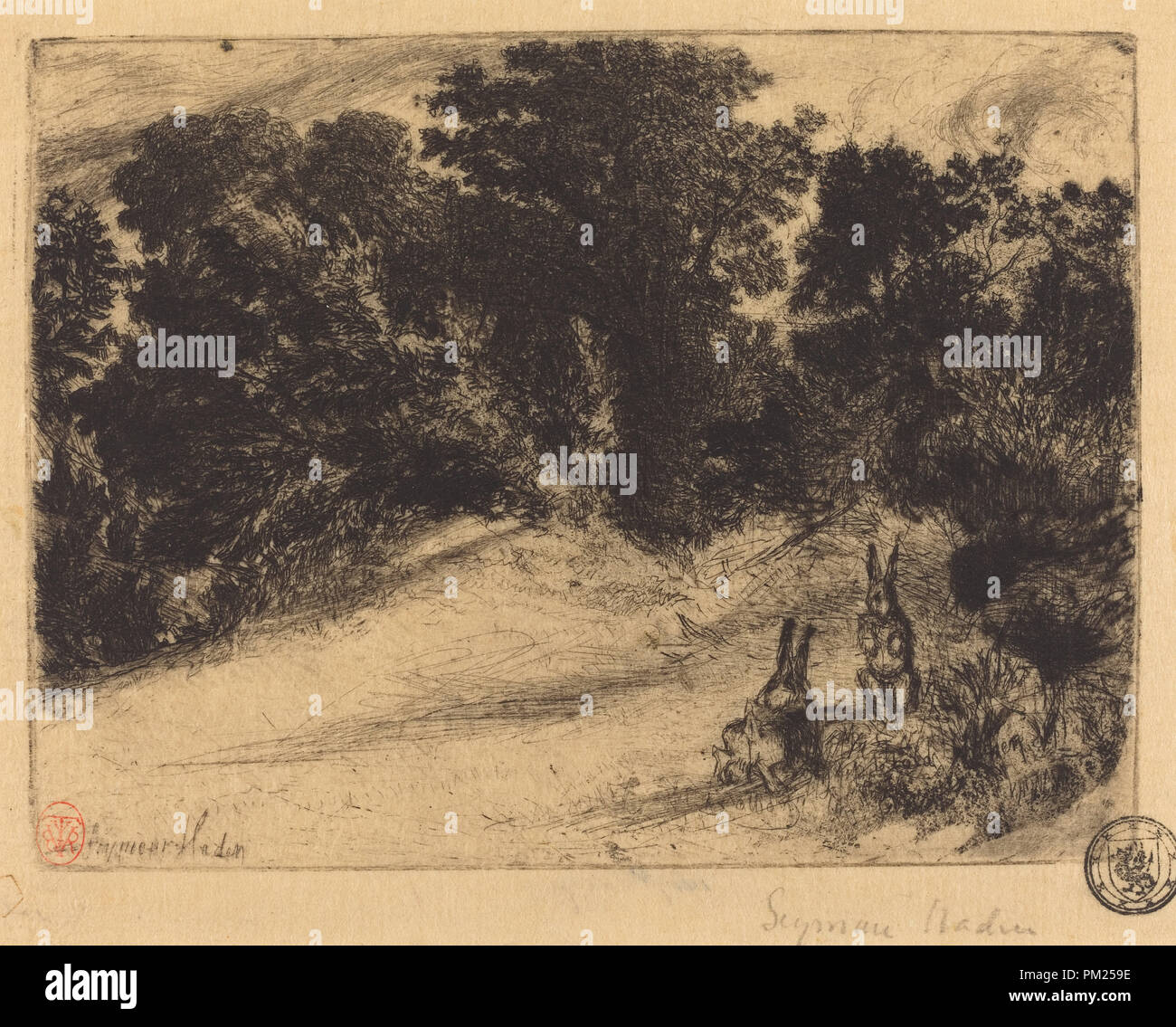 Combe Bottom. Dated: 1860. Medium: etching and drypoint. Museum ...