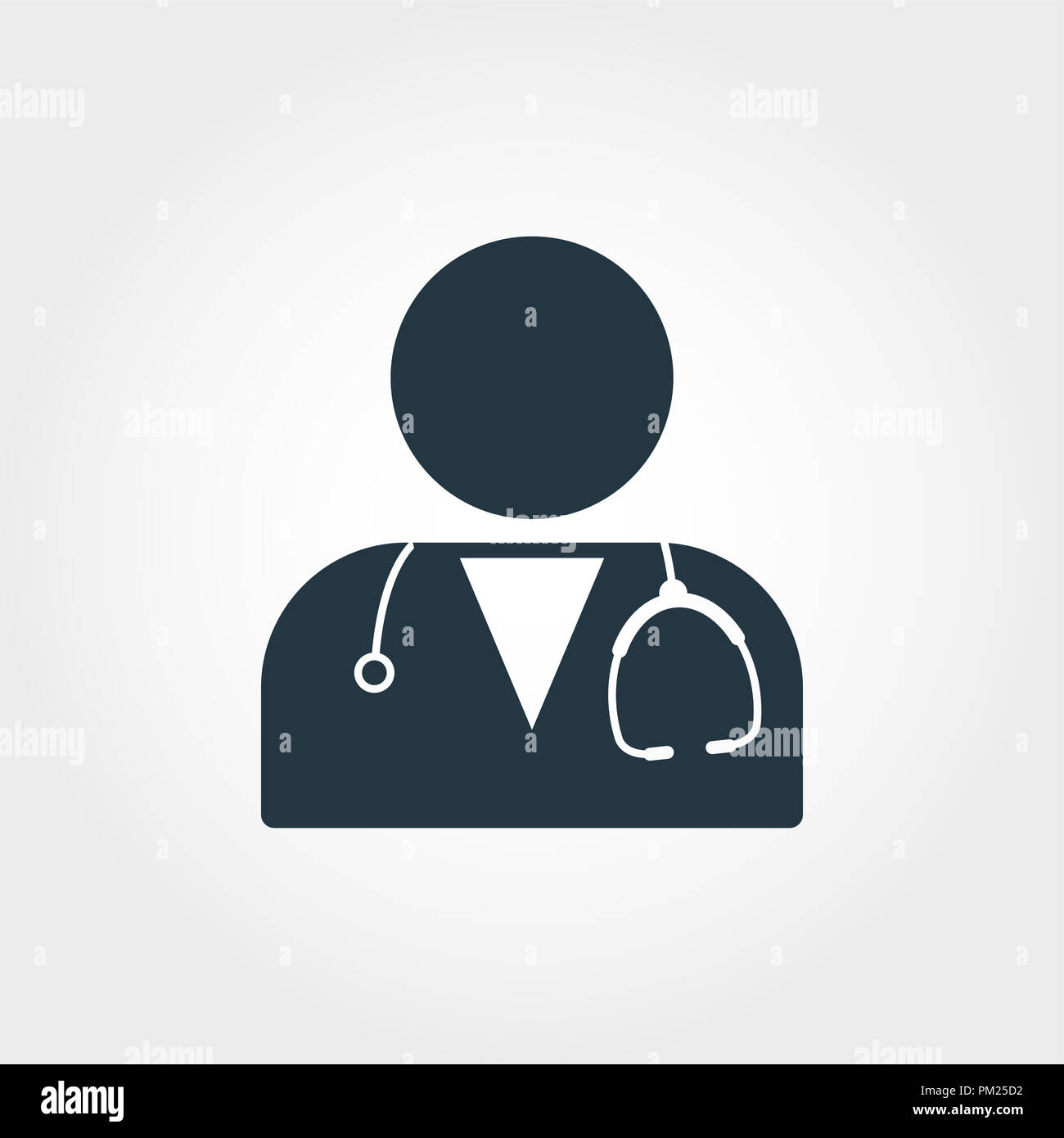 Doctor icon simple element hi-res stock photography and images - Alamy