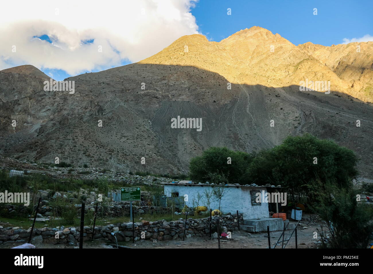 Landscape of Skardu village in summer, Gilgit Baltistan, Pakistan, Asia ...