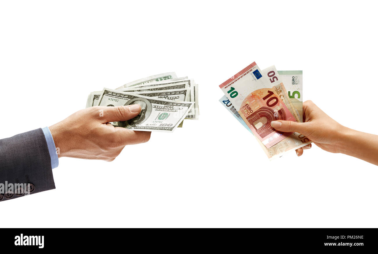 Money Exchange Hand Logo