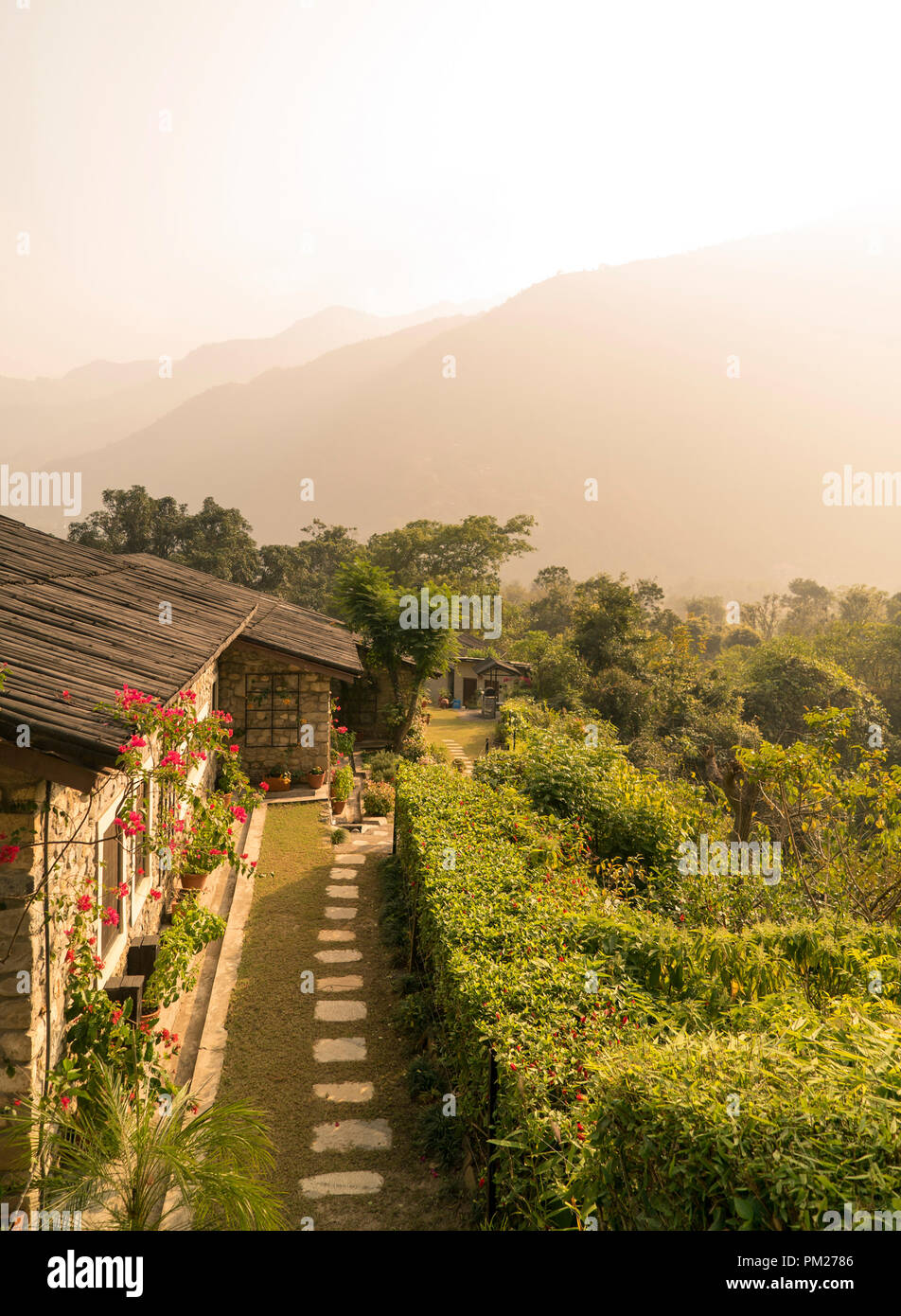 Village in himalayas hi-res stock photography and images - Alamy