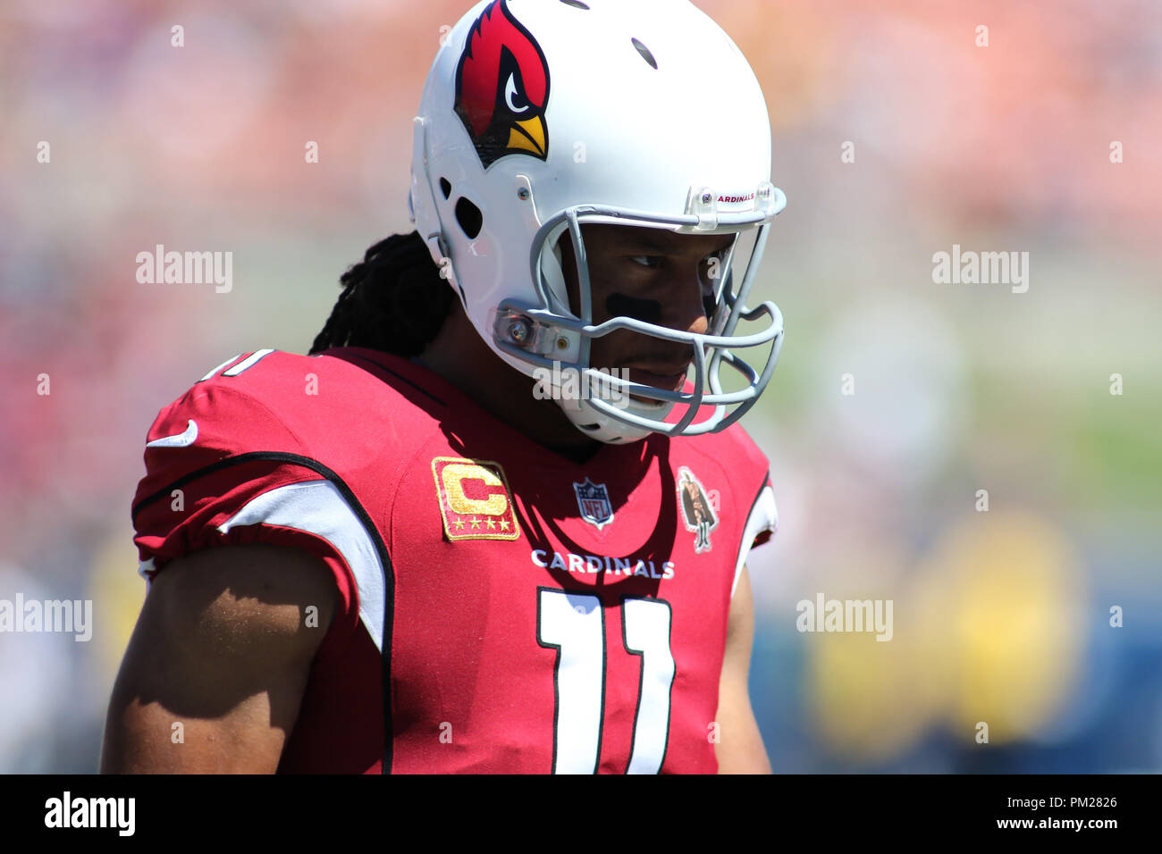 Los Angeles, CA, USA. 16th Sep, 2018. Arizona Cardinals wide receiver ...