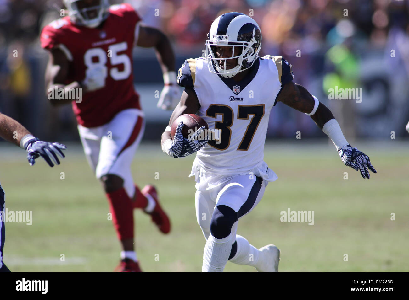 Los Angeles, CA, USA. 16th Sep, 2018. Los Angeles Rams defensive back ...