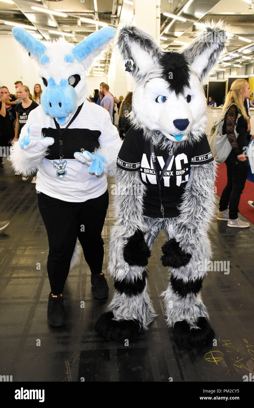Munich, Deutschland. 15th Sep, 2018. Cosplayer at the German Comic Con ...