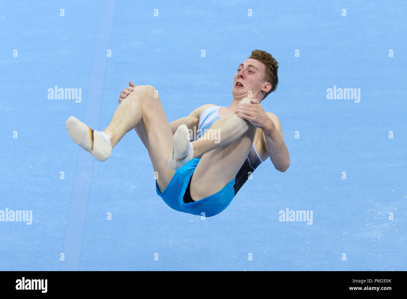 Stuttgart, Deutschland. 15th Sep, 2018. Nils Dunkel (Erfurt) at the ...