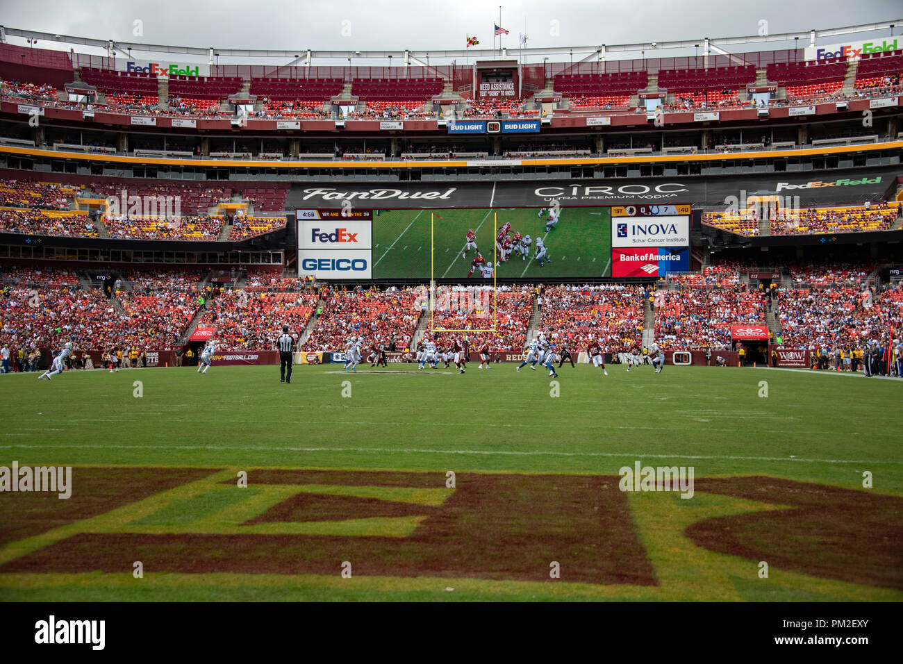 Redskins Stadium Empty