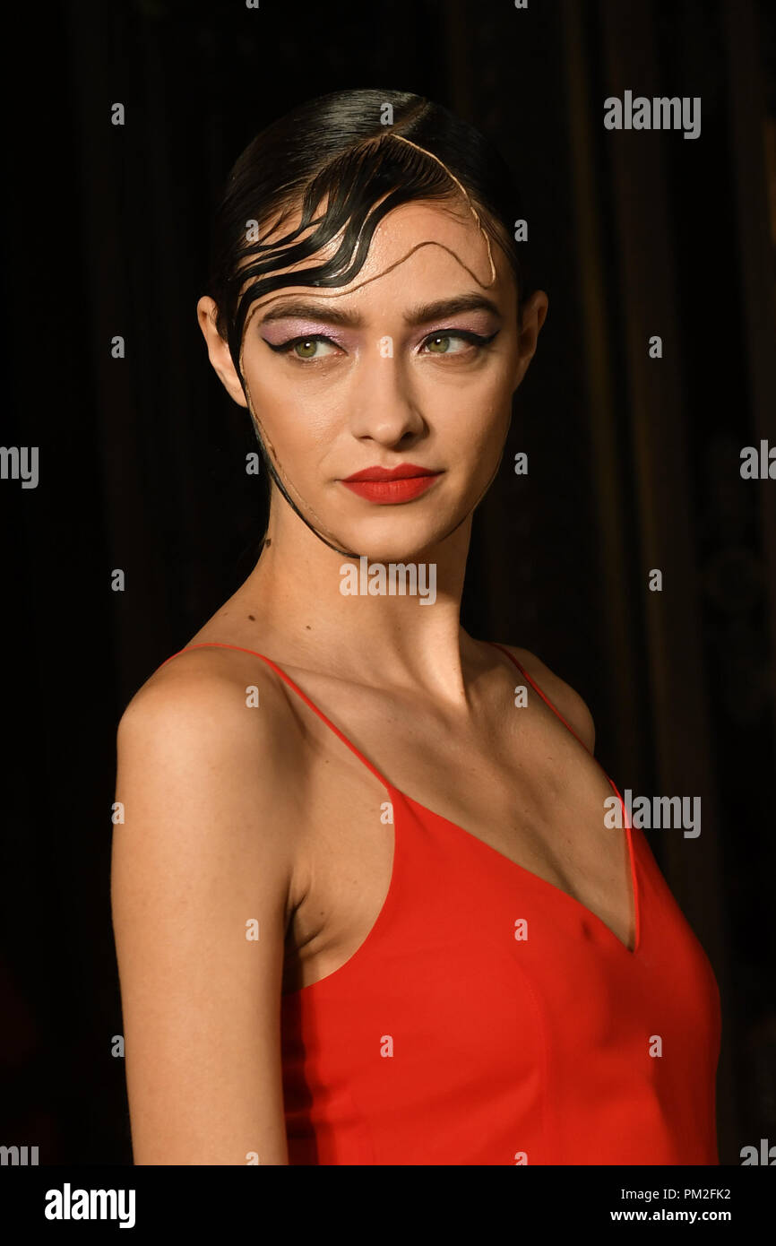 London, UK . 16th September 2018. Designer Starsica showcases is latest ...