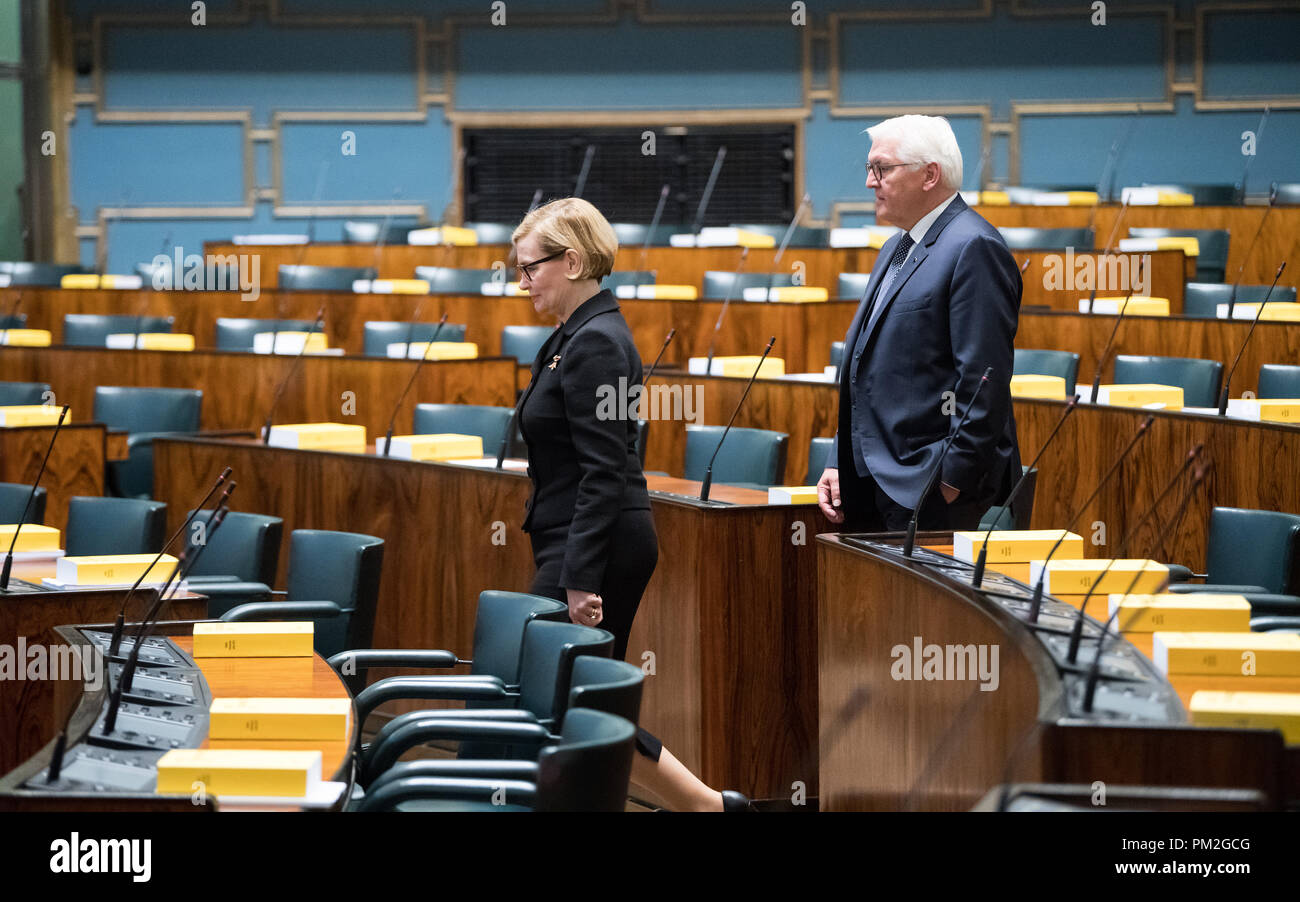 Helsinki, Finland. 17th Sep, 2018. Federal President Frank-Walter ...