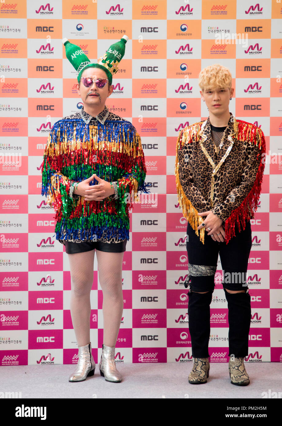 NORAZO, Sep 9, 2018 : NORAZO poses before the Asia Music Network (A.M.N ...