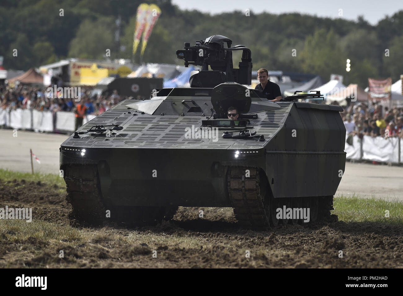 The German armoured fighting vehicle Lynx was presented during the NATO ...