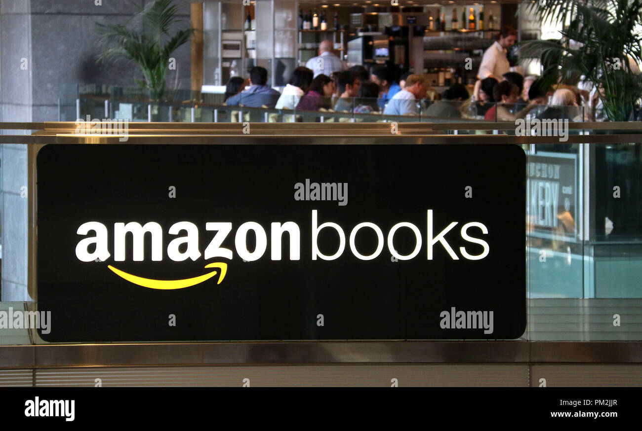 New York City, New York, USA. 17th Sep, 2018. A view of the Amazon ...