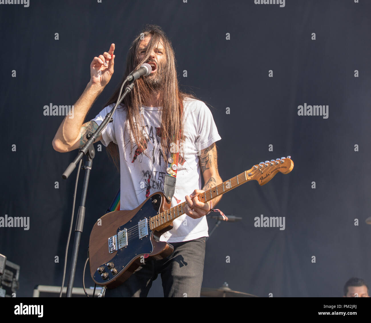 Chicago, Illinois, USA. 15th Sep, 2018. TRAVIS SHETTEL of Piebald ...