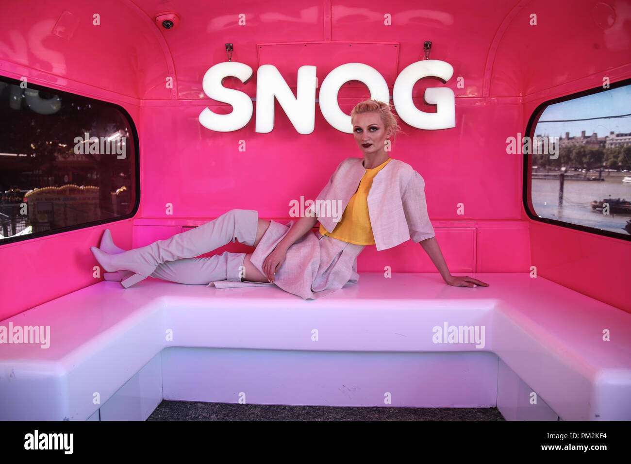 Pink Snog Bus High Resolution Stock Photography and Images - Alamy