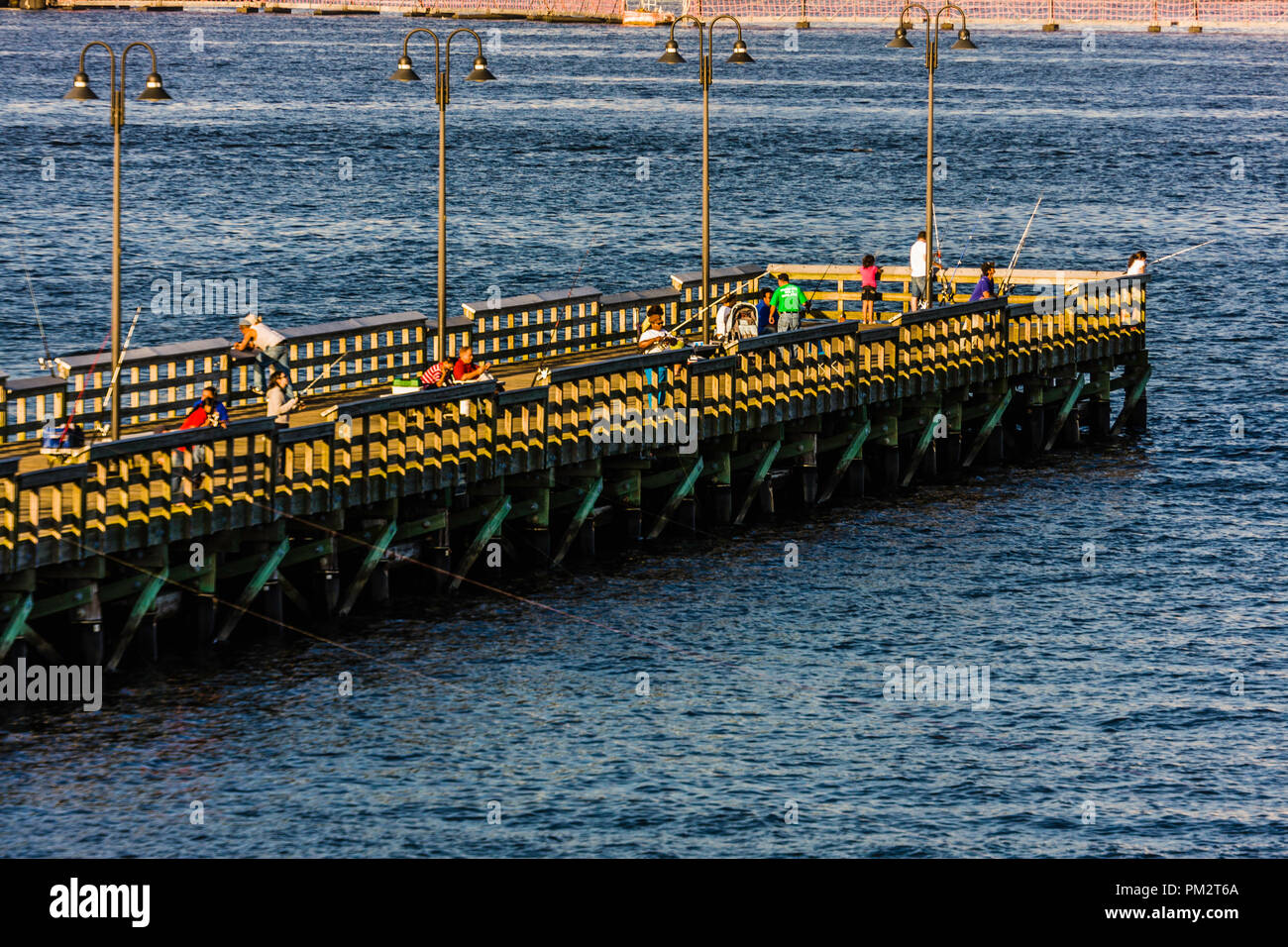 Fishing Pier Fort Trumbull State Park New London, Connecticut, USA ...