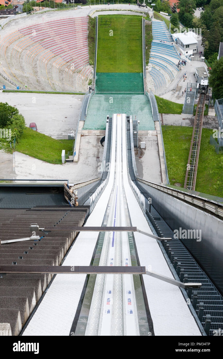Bergisel ski jumping, Innsbruck, Austria Stock Photo - Alamy