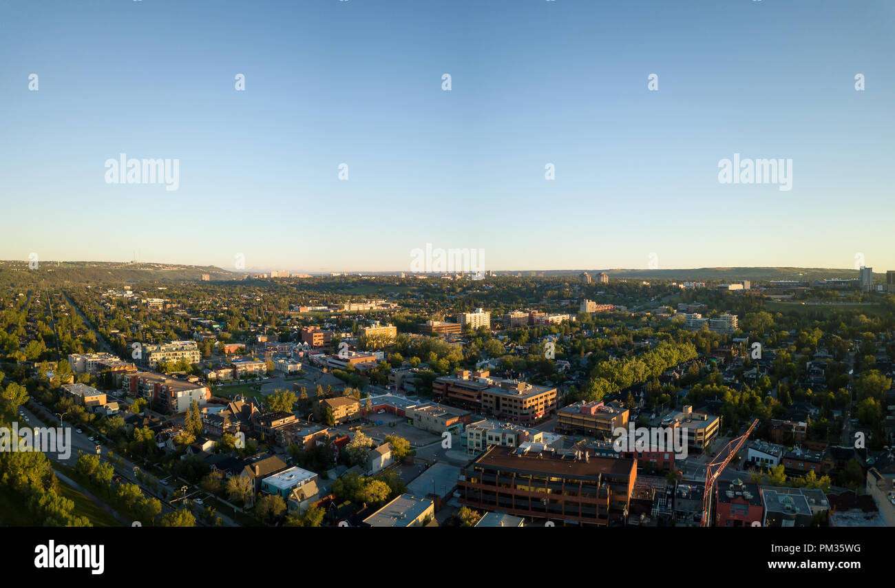 Aerial view of downtown calgary in alberta hi-res stock photography and ...