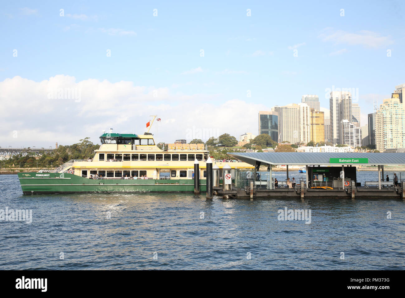 Balmain east ferry wharf hi-res stock photography and images - Alamy