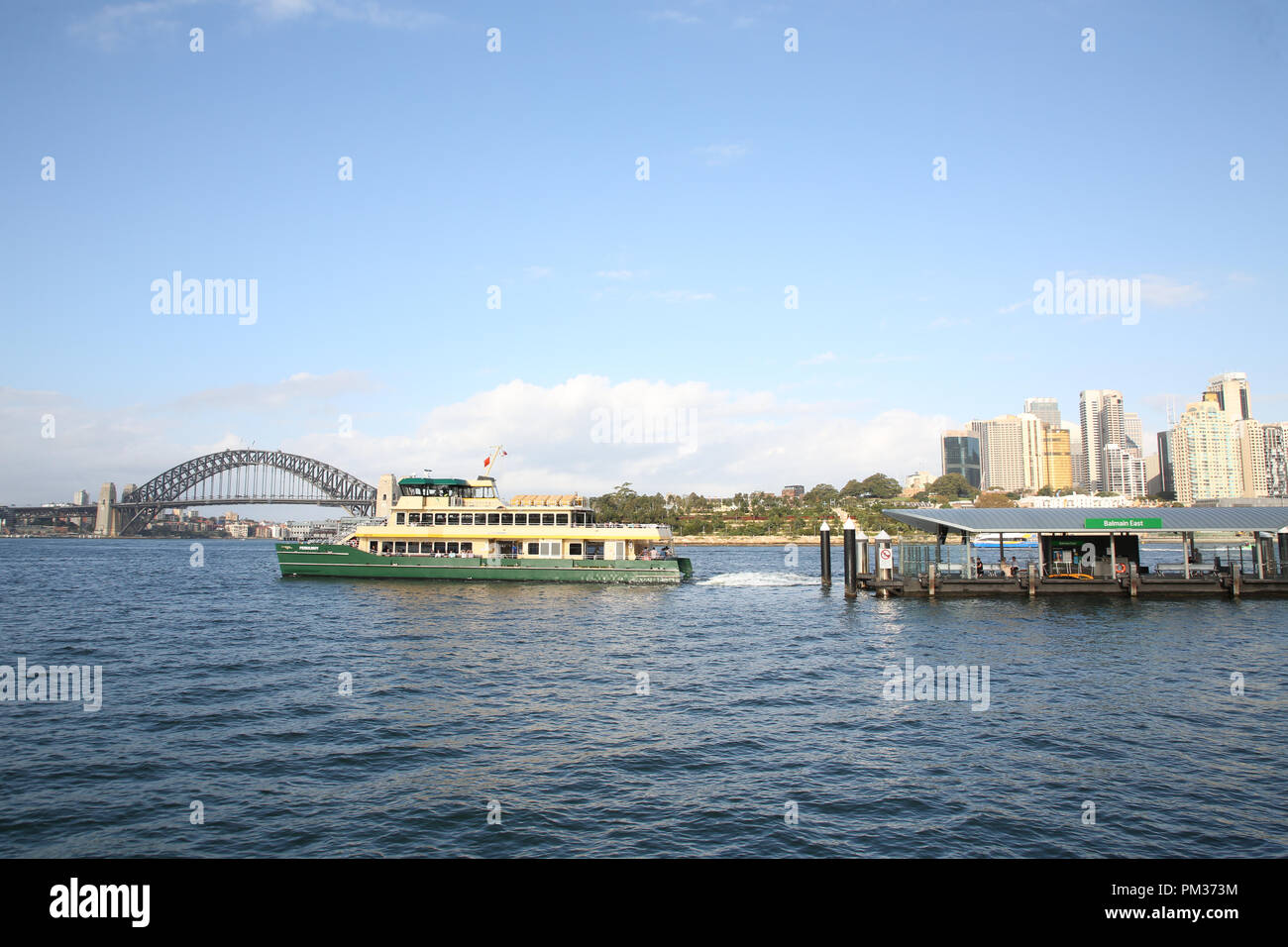 Balmain East ferry wharf in Sydney, Australia Stock Photo - Alamy