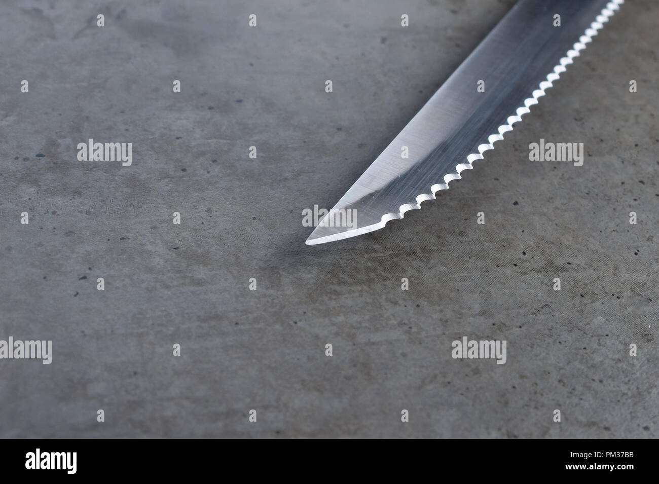 Serrated table knife hi-res stock photography and images - Alamy
