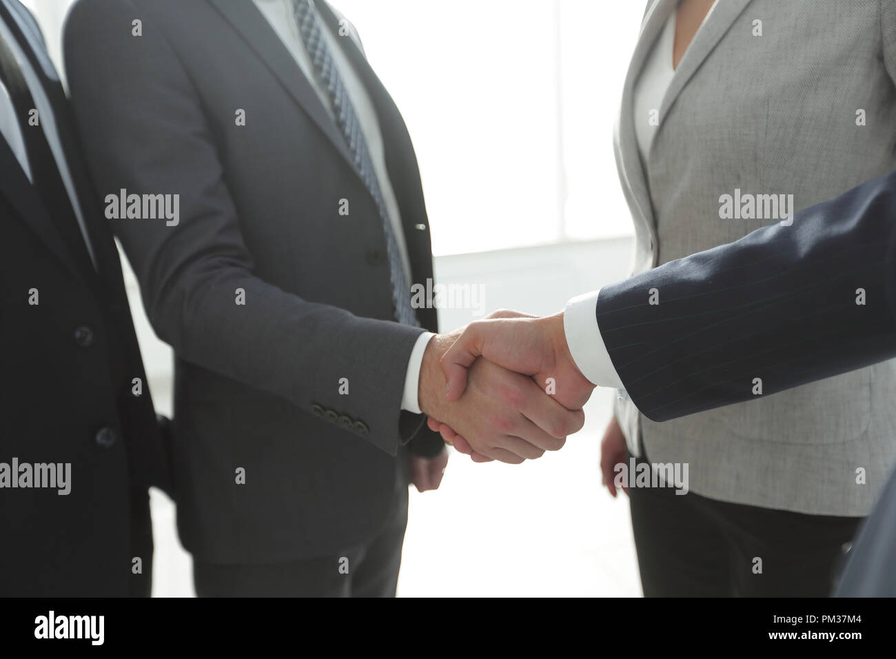 closeup.handshake of business people Stock Photo - Alamy