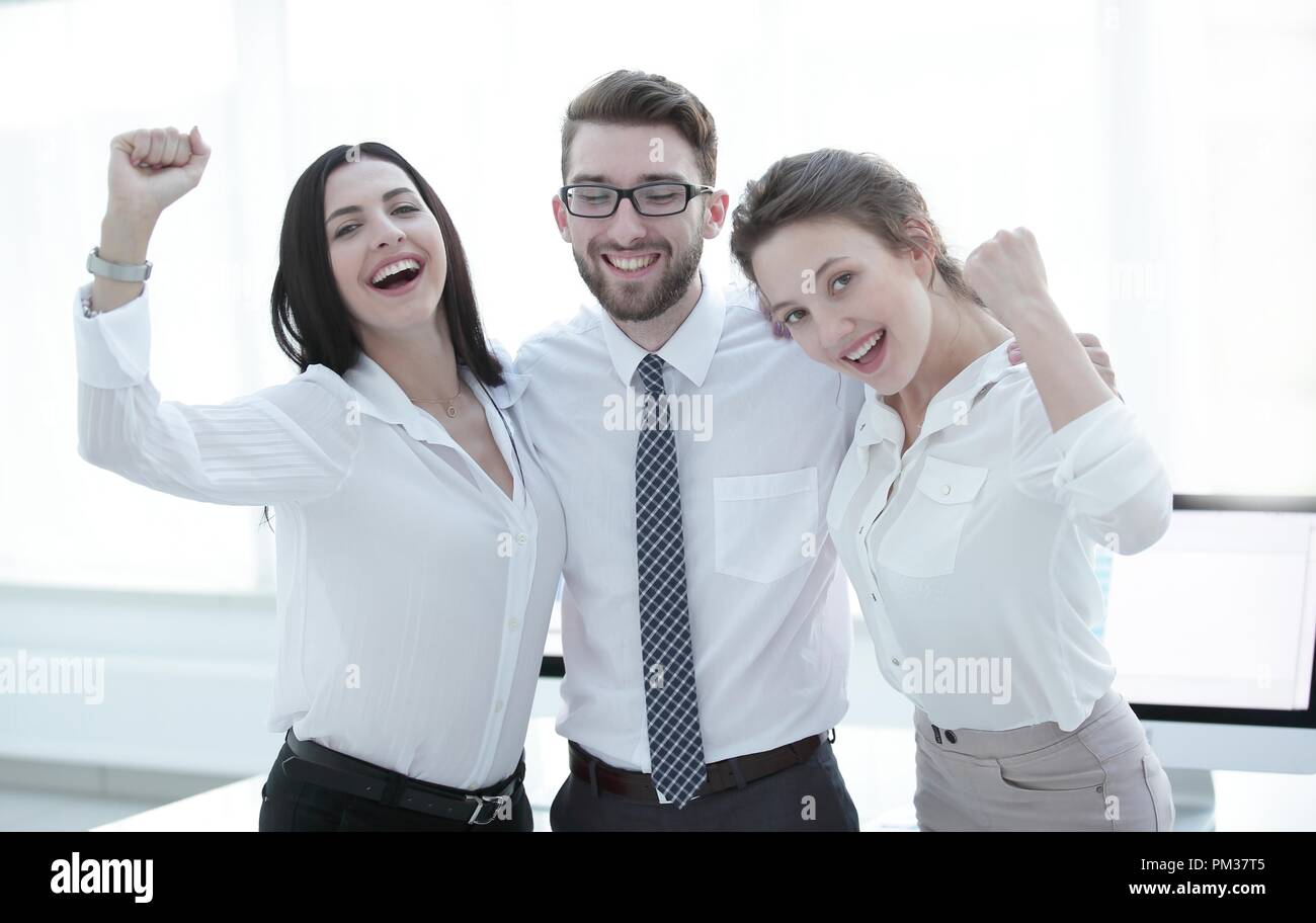 portrait of young successful business people Stock Photo - Alamy