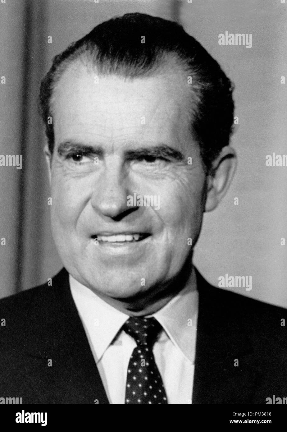 Richard m nixon president Black and White Stock Photos & Images - Alamy