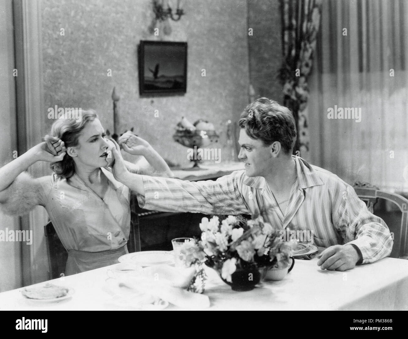 James Cagney and Mae Clark in a Publicity Still for "The Public Enemy ...