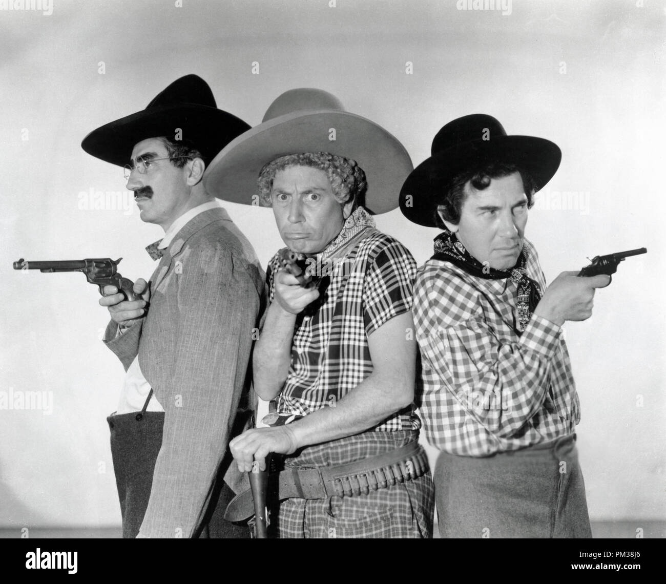 The Marx Brothers, Groucho, Harpo and Chico circa 1935. File Reference ...