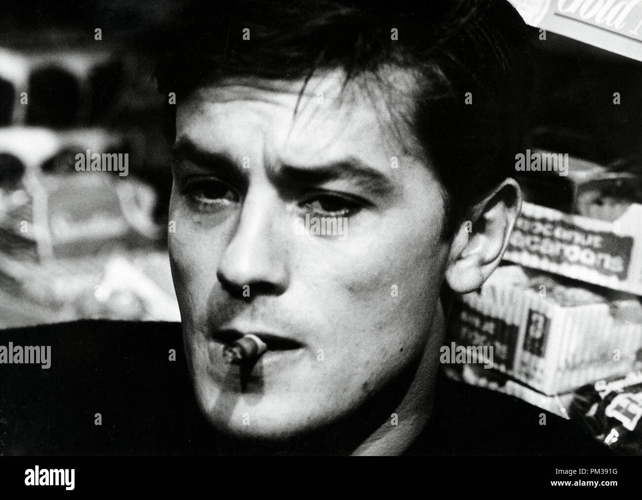 Alain delon smoking hi-res stock photography and images - Alamy