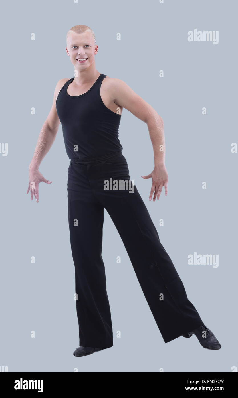 Man Dancer ballroom dancing. Portrait of a dancer Stock Photo - Alamy