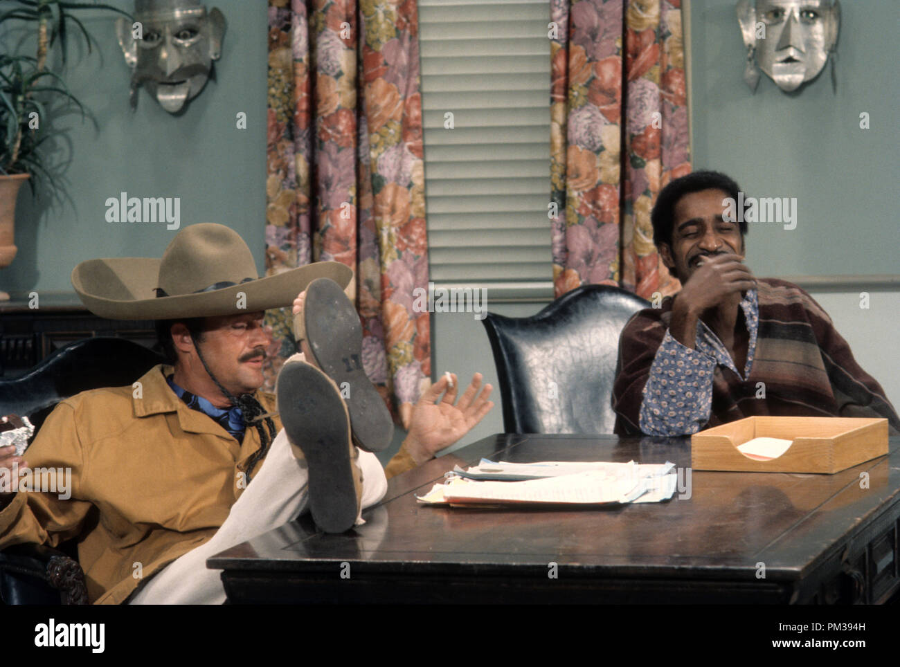 Sammy Davis Jr. and Dan Rowan on Rowan & Martin's Laugh-In, circa 1970 ...