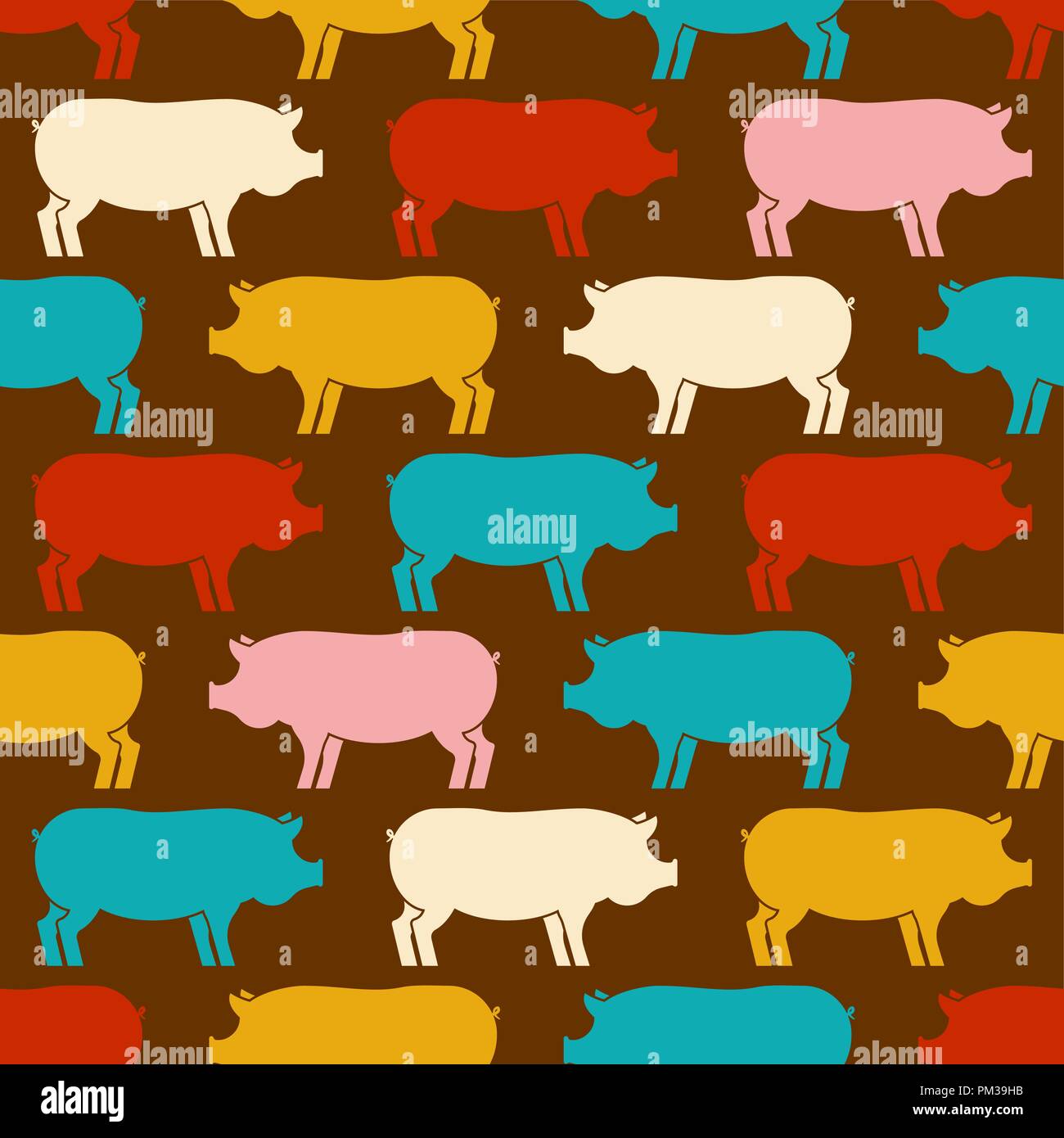 Pink farm backdrop Stock Vector Images - Alamy