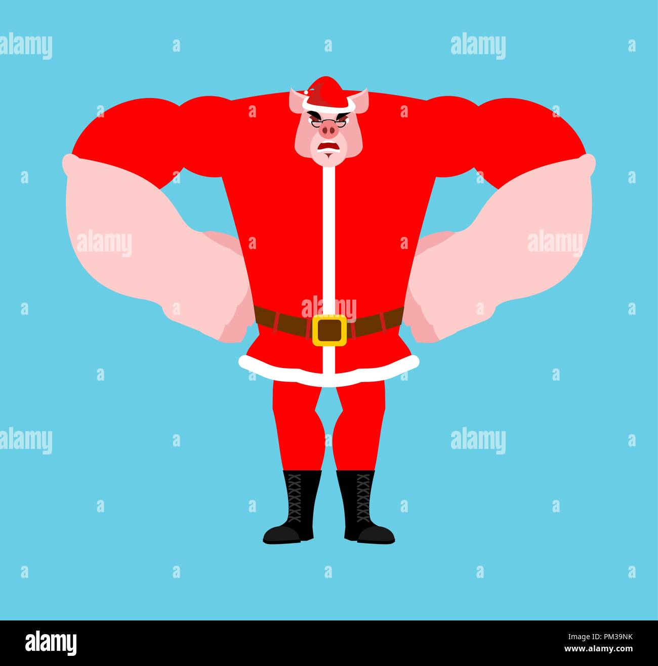 Strict santa Stock Vector Images - Alamy