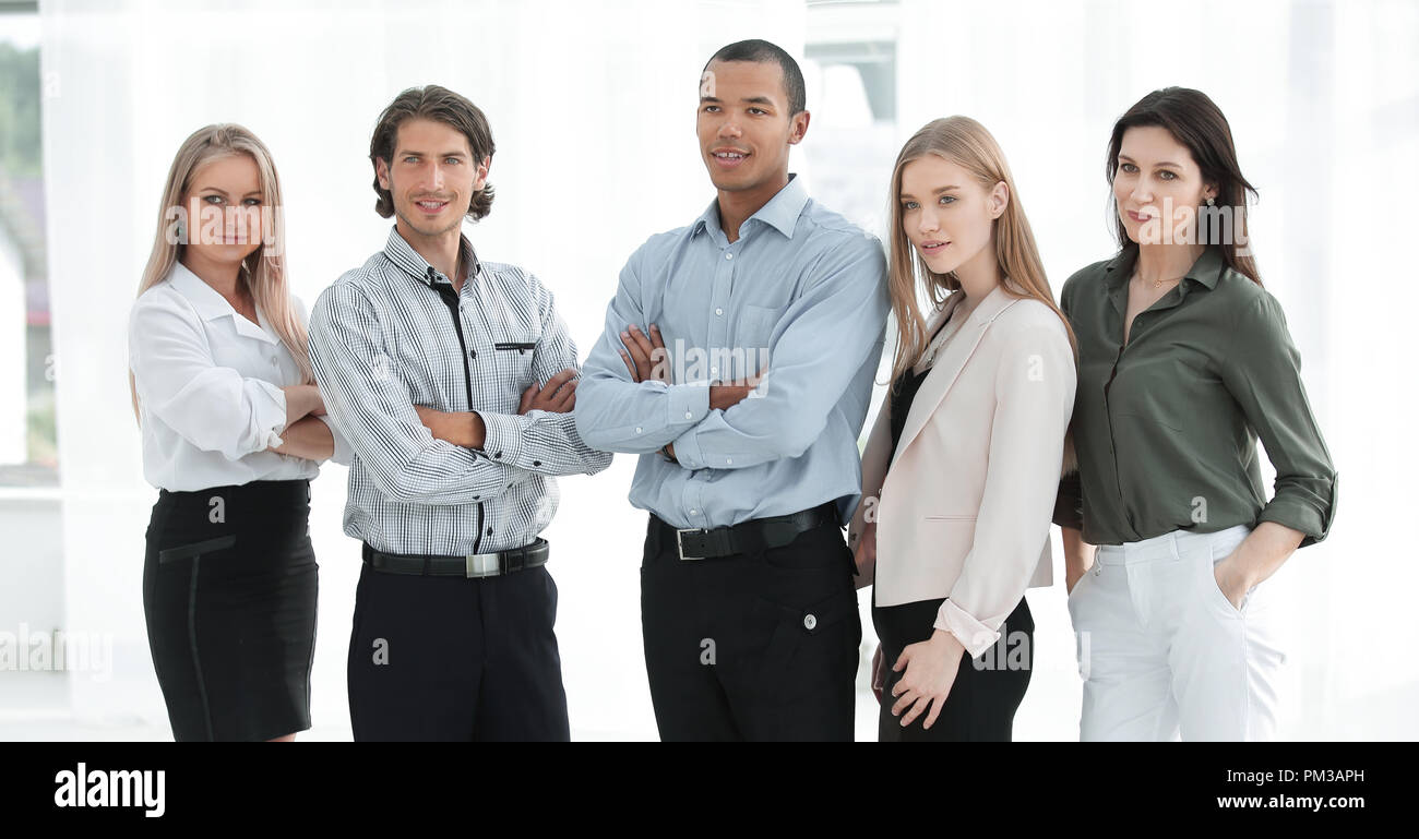 group of successful employees.the concept of teamwork Stock Photo - Alamy