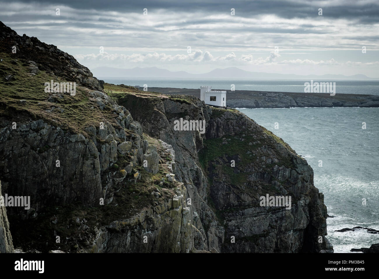 The Cliffs of South Stack , Holy Island, Anglesey, Wales, UK Stock ...
