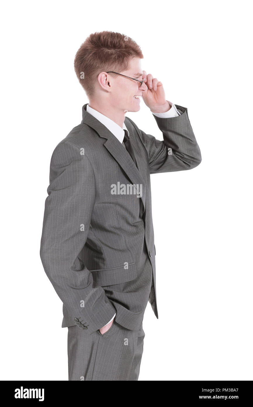 Side view successful young businessman hi-res stock photography and ...