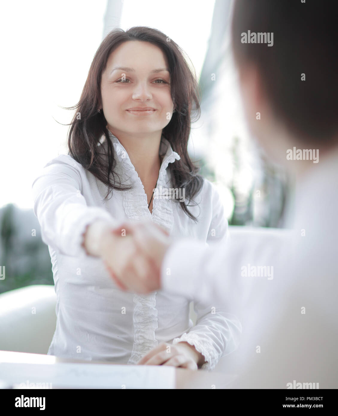 background image of handshake of business people Stock Photo - Alamy
