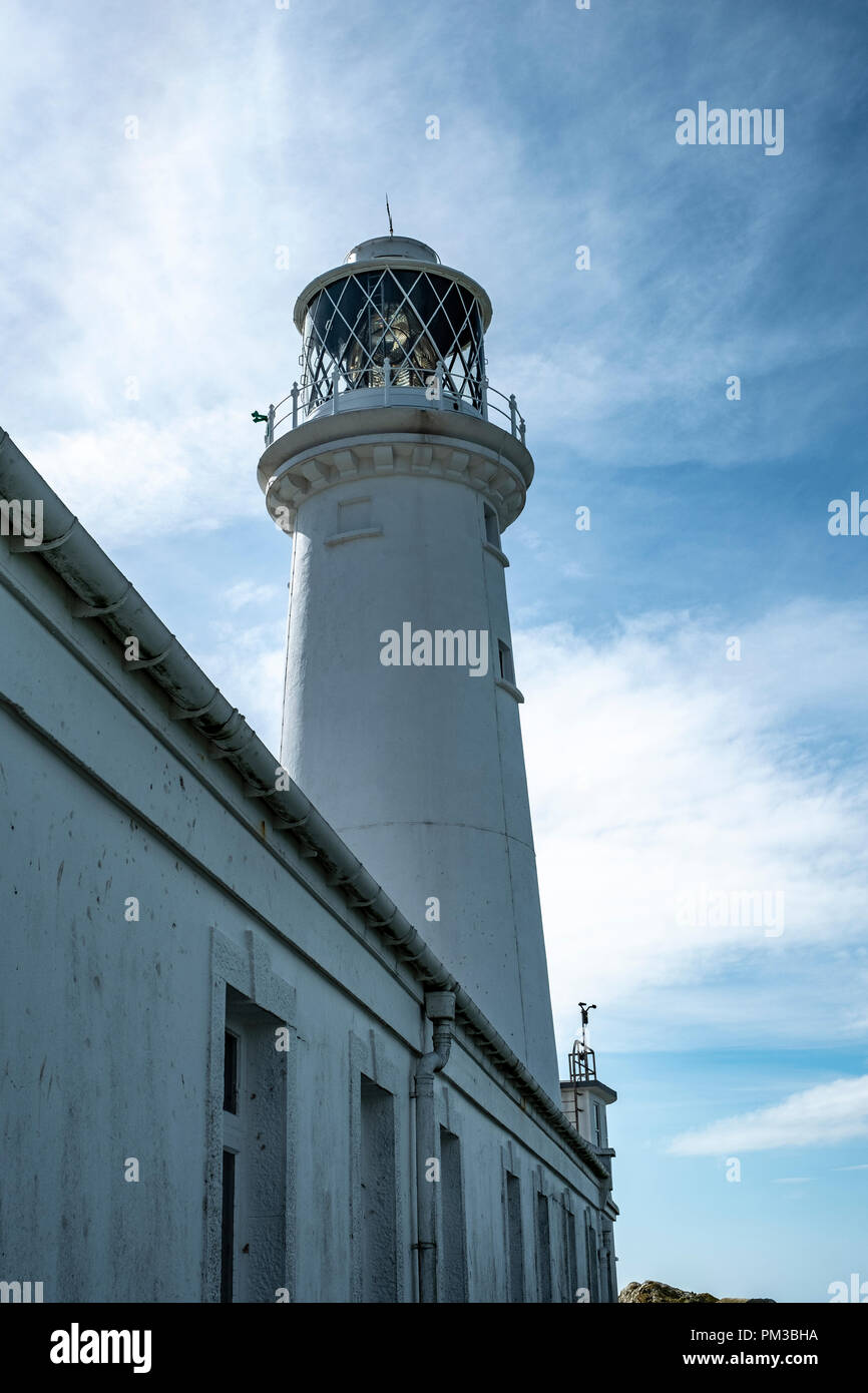 South Stack Lighthouse, Holy Island, Anglesey, Wales, UK Stock Photo ...