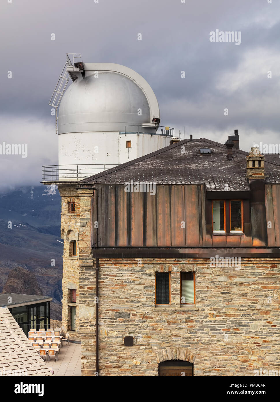 Gornergrat, Switzerland - September 16, 2018: the south observatory ...