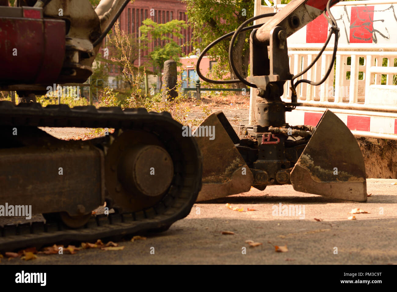 Machine is building Stock Photo - Alamy