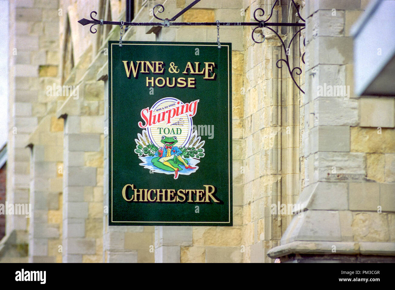 The Slurping Toad pub in Chichester Stock Photo - Alamy
