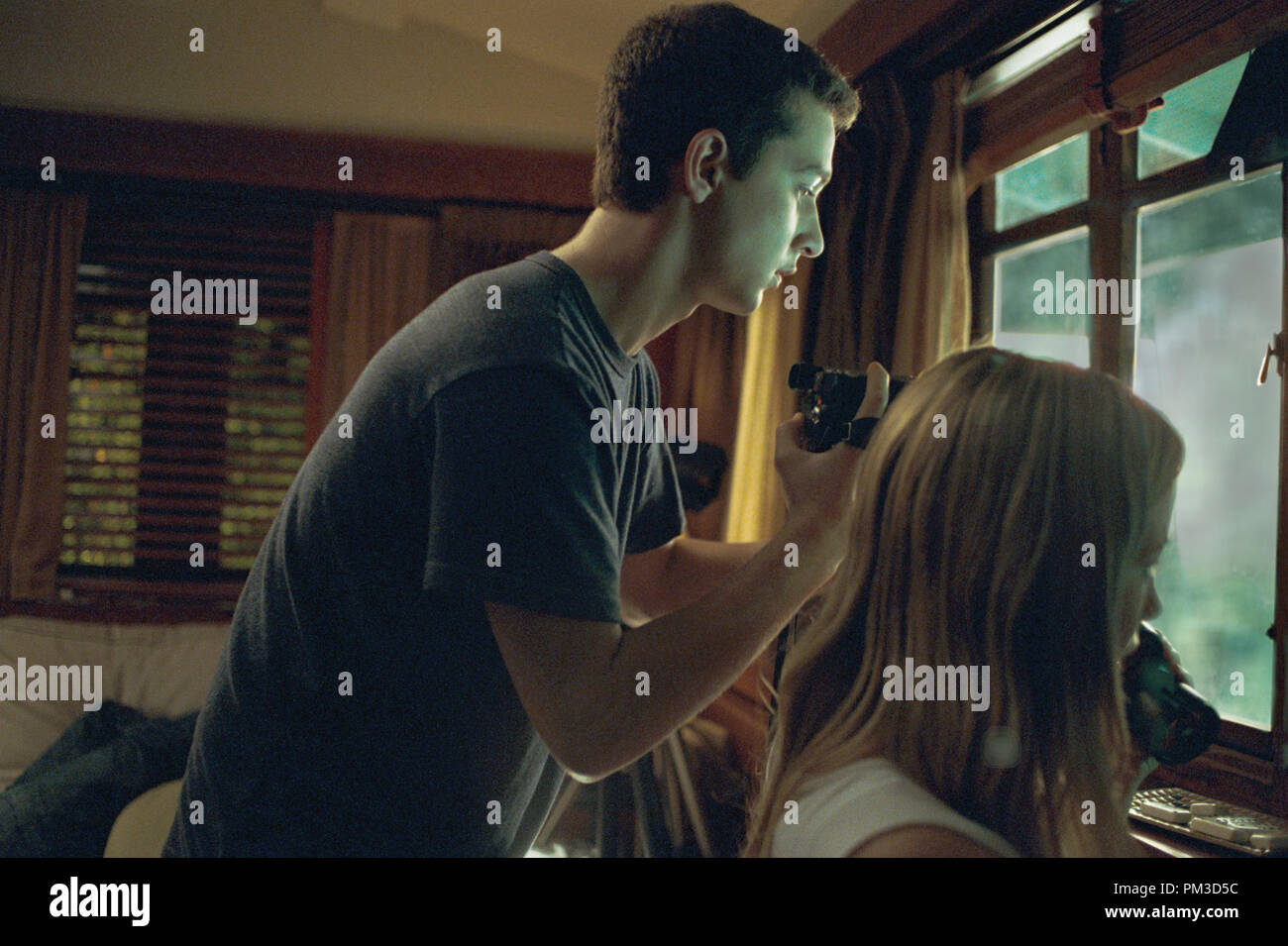 "Disturbia" Shia LaBeouf, Sarah Roemer © 2007 Dream Works Stock Photo ...