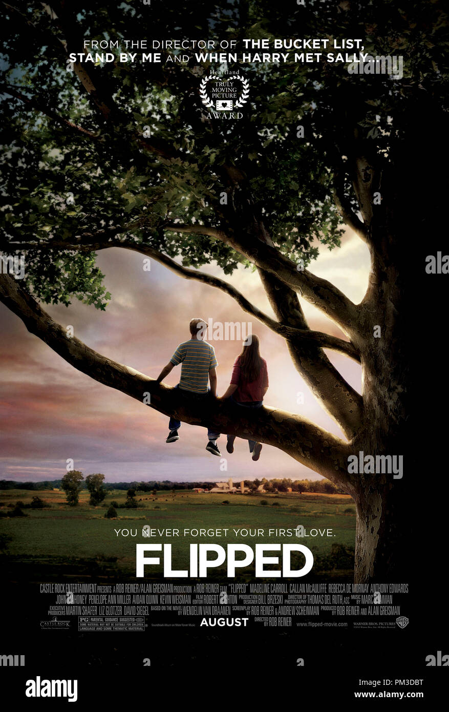Flipped 2010 Poster Stock Photo - Alamy